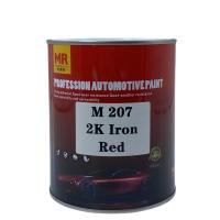 China M207 2K Iron Red Automotive Refinish Paint High Coverage Opaque Dark Red Colorant for sale