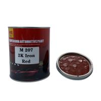 China M207 2K Iron Red Automotive Refinish Paint High Coverage Opaque Dark Red Colorant for sale