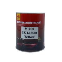 China M209 2K Lemon Yellow Greenish Tone Mixing Base Colorant Professional Automotive Refinish Paint for sale