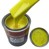 China M210 2K Bright Yellow Greenish Tone Automotive Refinish Paint Colorant for sale