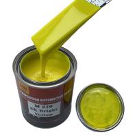 China M210 2K Bright Yellow Greenish Tone Automotive Refinish Paint Colorant for sale