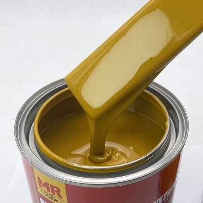 China M212 2K Mud Yellow Automotive Refinish Paint Opaque Reddish Dark Yellow High Coverage Colorant for sale