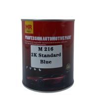 China M216 2K Standard Blue Automotive Refinish Colorant True Blue Base with Red Toning Capacity for sale
