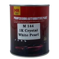 China M144 1K Crystal White Pearl Automotive Basecoat Warm Tone Pearl White with High Brilliance for sale