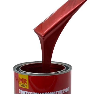 China M146 1K Red Pearl Automotive Basecoat Warm Tone Yellowish Red Pearl for sale