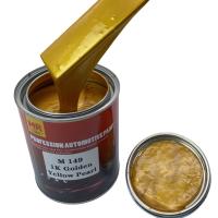 China M149 1K Golden Yellow Pearl Automotive Basecoat High Chroma Yellow Pearl for sale