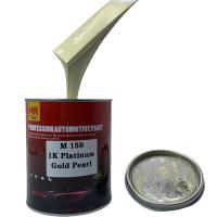 China M150 1K Platinum Gold Pearl Automotive Basecoat Multi Angle Gold Metallic for sale