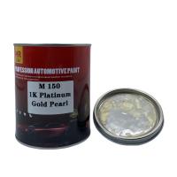 China M150 1K Platinum Gold Pearl Automotive Basecoat Multi Angle Gold Metallic for sale