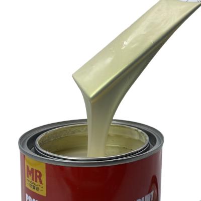 China M150 1K Platinum Gold Pearl Automotive Basecoat Multi Angle Gold Metallic for sale