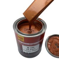 China M155 1K Pure Copper Pearl Automotive Basecoat True Copper Metallic Finish for sale