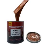 China M155 1K Pure Copper Pearl Automotive Basecoat True Copper Metallic Finish for sale