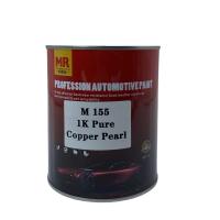 China M155 1K Pure Copper Pearl Automotive Basecoat True Copper Metallic Finish for sale