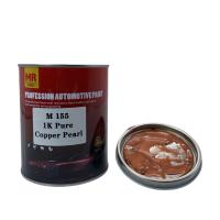 China M155 1K Pure Copper Pearl Automotive Basecoat True Copper Metallic Finish for sale