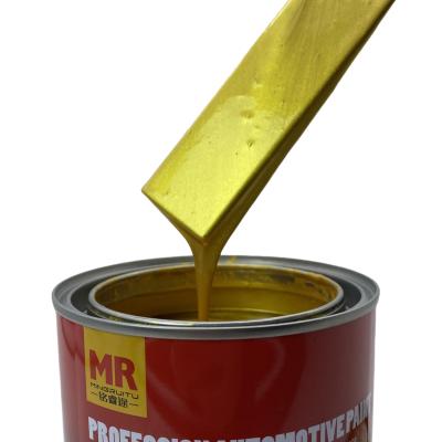 China M157 1K Golden Pearl Automotive Basecoat Warm Gold to White Color Transition for sale
