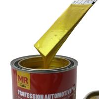 China M157 1K Golden Pearl Automotive Basecoat Warm Gold to White Color Transition for sale