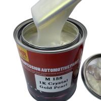 China M158 1K Crystal Gold Pearl Automotive Basecoat Luminous Reflective Gold Finish for sale