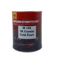 China M158 1K Crystal Gold Pearl Automotive Basecoat Luminous Reflective Gold Finish for sale