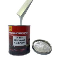 China M158 1K Crystal Gold Pearl Automotive Basecoat Luminous Reflective Gold Finish for sale