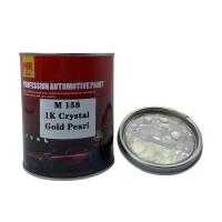 China M158 1K Crystal Gold Pearl Automotive Basecoat Luminous Reflective Gold Finish for sale