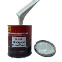 China M159 1K Crystal Green Pearl Automotive Basecoat Vibrant Translucent Green Finish for sale