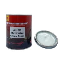 China M159 1K Crystal Green Pearl Automotive Basecoat Vibrant Translucent Green Finish for sale