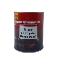 China M159 1K Crystal Green Pearl Automotive Basecoat Vibrant Translucent Green Finish for sale