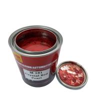 China M161 1K Crystal Red Pearl Automotive Basecoat Luminous Scarlet Reflective Finish for sale