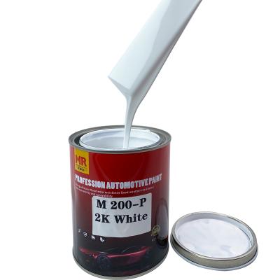 China 2k White Car Paint Repair Paint Car Paint Price Discount High Quality for sale