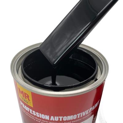 China Auto Body Paint Supplies Automotive 1k Black Paint for Car for sale