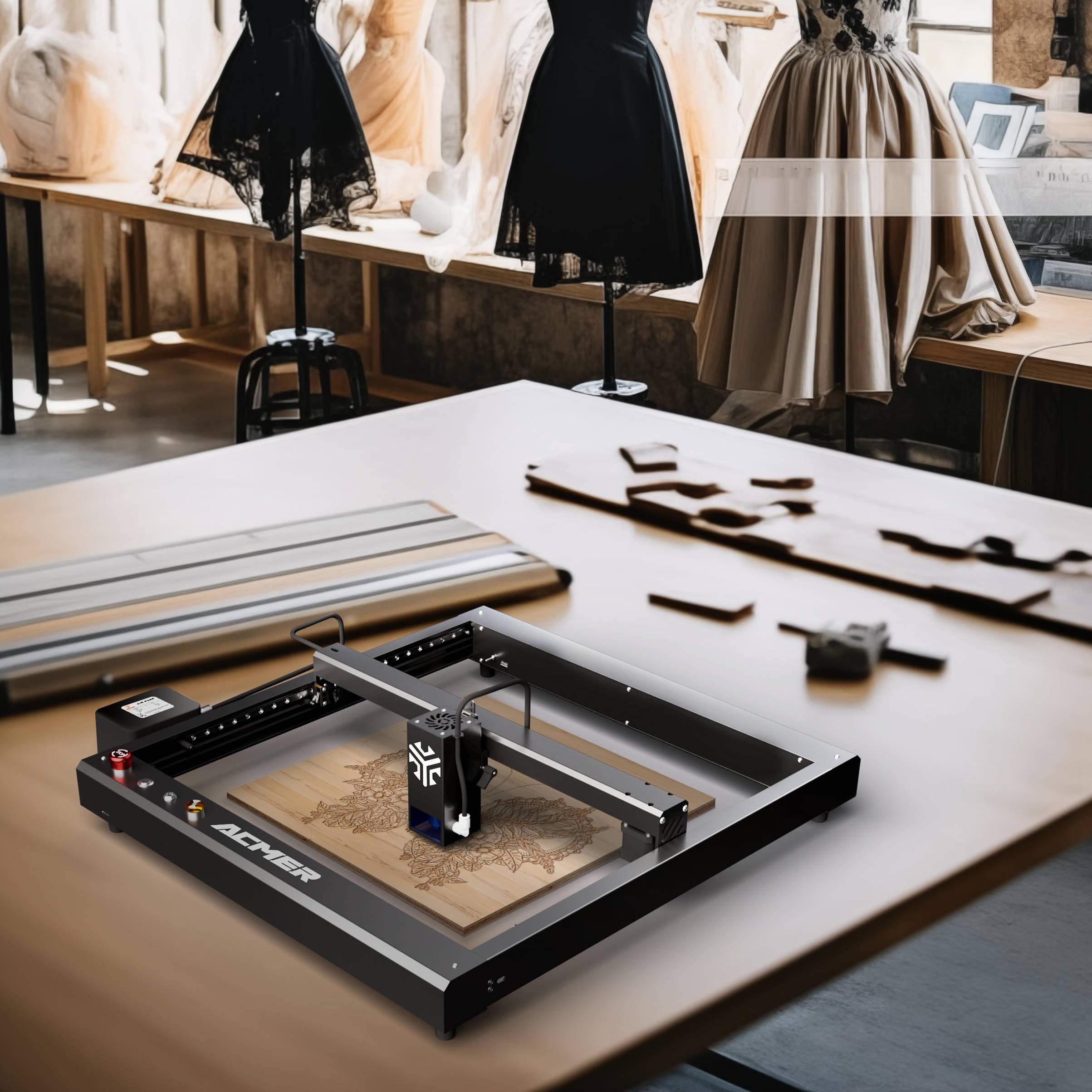 ACMER Laser Engraver and Cutter for Small Businesses-fashion studio ACMER Laser Engraver and Cutter for Small Businesses-fashion studio