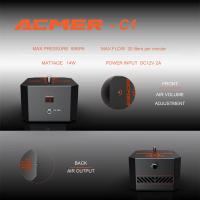 China SPCC Laser Engraver Air Assist Pump 12V 24W 10 - 30L/Min Adjustable Airflow for sale