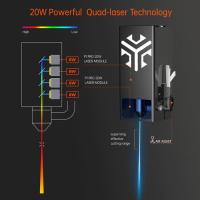 China 20W Diode Laser Head Module Upgrade Kit ACMER P1 10w Laser Engraver Module for sale