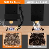 China AC 110V / 220V Laser Engraver Air Assist Pump 30L/Min Laser Air Assist Kit for sale