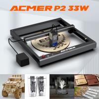 China Home Laser Engraving Cutting Machines 33W CNC Hobby Laser Cutter Aluminum for sale