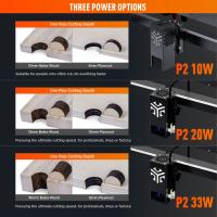 China Home Laser Engraving Cutting Machines 33W CNC Hobby Laser Cutter Aluminum for sale