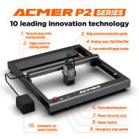 China Home Laser Engraving Cutting Machines 33W CNC Hobby Laser Cutter Aluminum for sale