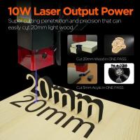 China 10W Wood Laser Cutting Machine 400x410mm Desktop CNC Laser Engraver For Wood for sale