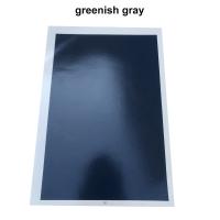 China Glass Ceramics Laser Engraving Materials Greenish Gray Laser Marking Colored Paper for sale