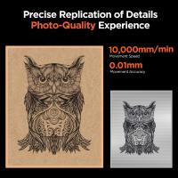 China 10000mm/min High Speed Desktop Laser Engraving Machine 10W 20W for sale