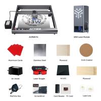 China ACMER P2 33W Laser Engraver Cutting Machine, Wood Desktop Laser Engraver And Cutter High Speed 30000mm/min for sale