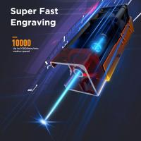 China Leather Acrylic Desktop Laser Engraving Machine 6W FCC Certified Diode Laser Engraver for sale