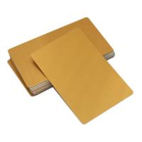 China Laser Engraved Anodized Aluminum Business Cards Portable 0.5mm - 0.8mm Thickness for sale