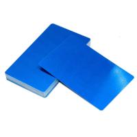China Laser Engraved Anodized Aluminum Business Cards Portable 0.5mm - 0.8mm Thickness for sale
