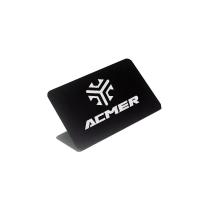 China Laser Engraved Anodized Aluminum Business Cards Portable 0.5mm - 0.8mm Thickness for sale