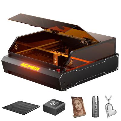 China DC 24V 4A P3 2-in-1 Dual Laser Pre Assembled Engraving Cutting Machine Linux Operation System for sale