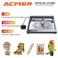 China ACMER P2 33W Laser Engraver Cutting Machines With High Speed 30000mm/min for sale