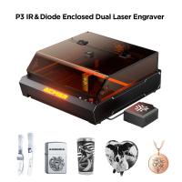 China ACMER P3 96W CNC Laser Engraver High Speed Aluminum Profile Fuselage 10000mw Diode Laser USB/APP/TF Communication Method for sale