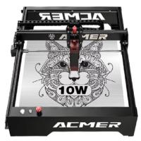 China ACMER P1 10W Laser Engraver 10000mm/min High Speed Desktop Laser Engraving Machine 10W 20W for sale