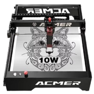 China ACMER P1 10W Laser Engraver 10000mm/min High Speed Desktop Laser Engraving Machine 10W 20W for sale