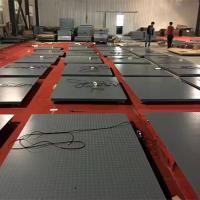 China AC/DC Floor Scale With Grey/Yellow Platform 1.5m*1.5m/5000kg Capacity for sale